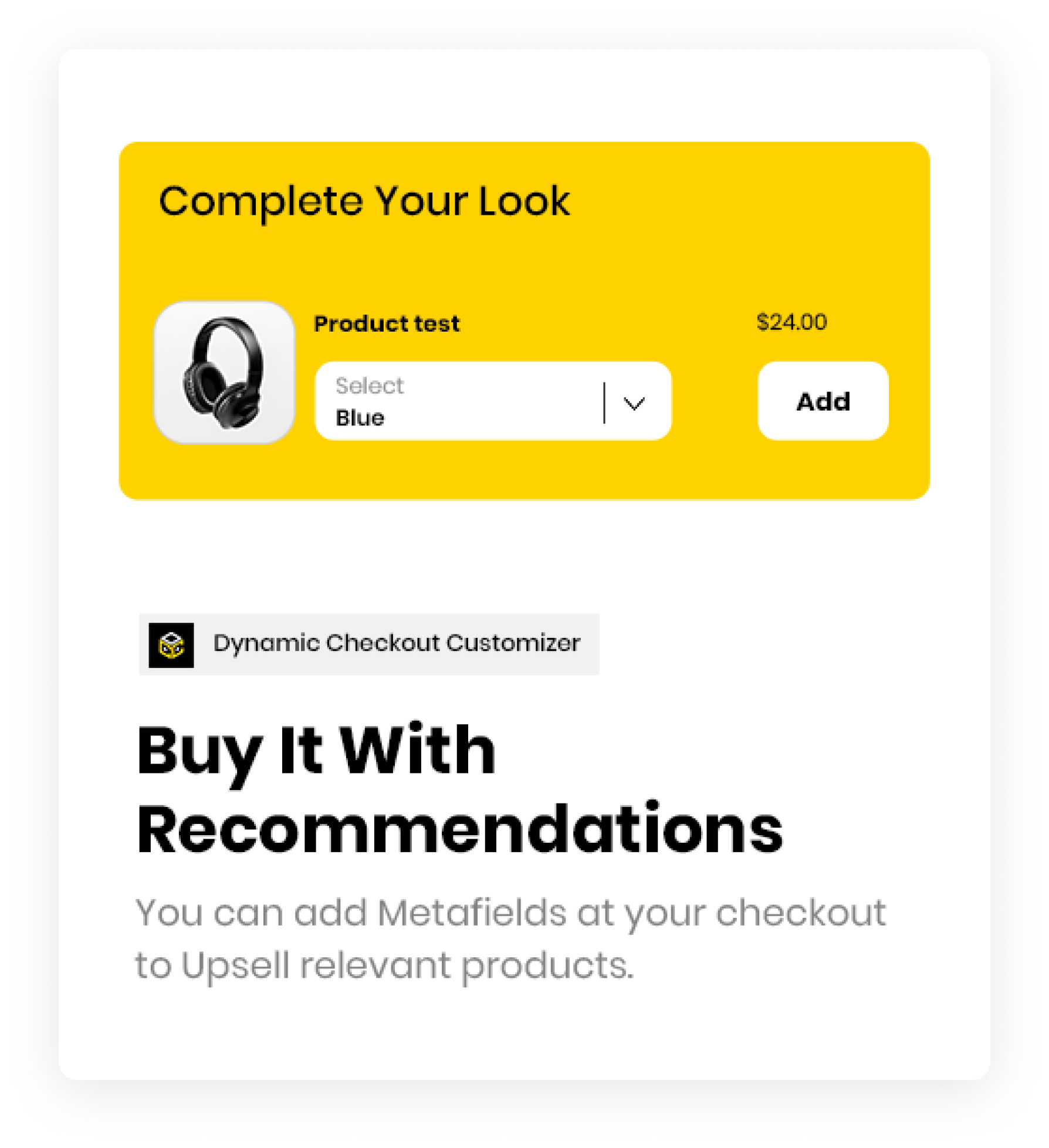 Dynamic Checkout Customizer | Best Shopify App – SANOMADS