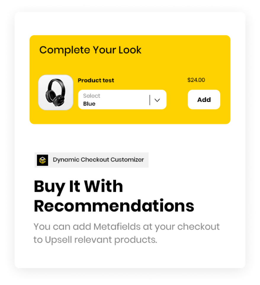 Dynamic Checkout Customizer | Best Shopify App – SANOMADS